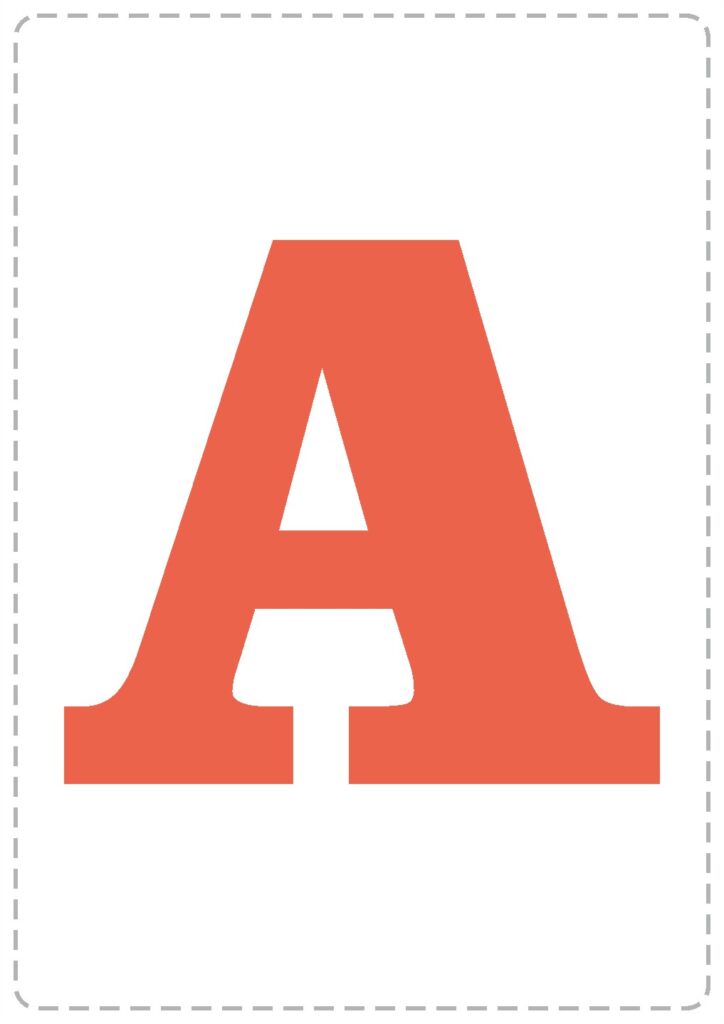 📒 Letras de colores para imprimir🥇【PDF】🥇