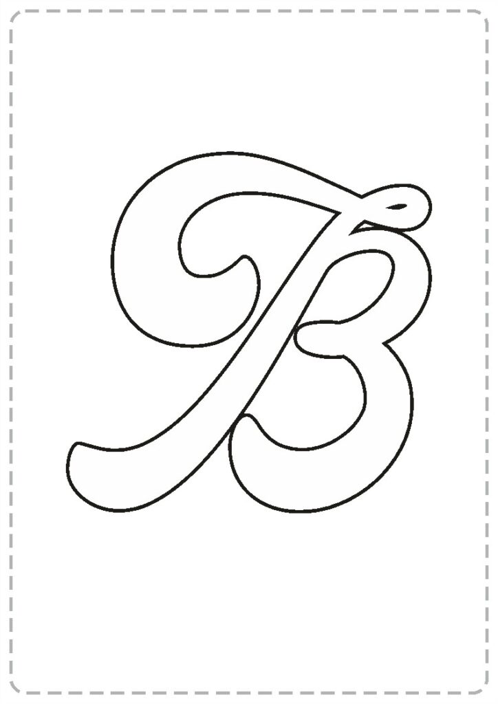 📒 Letras cursivas para imprimir🥇【PDF】🥇