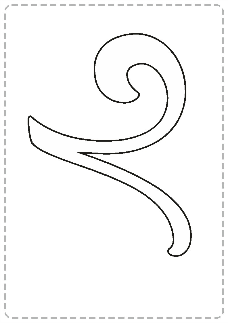 Letra V para imprimir - Imagenes12
