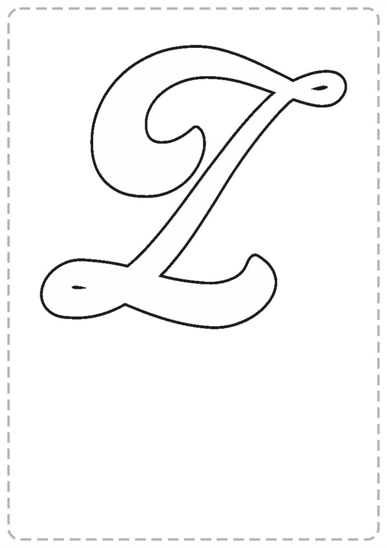 Letra Z para imprimir - Imagenes12