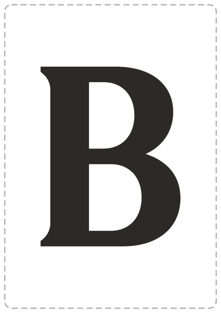 📒 Letras en Negro para imprimir🥇【PDF】🥇