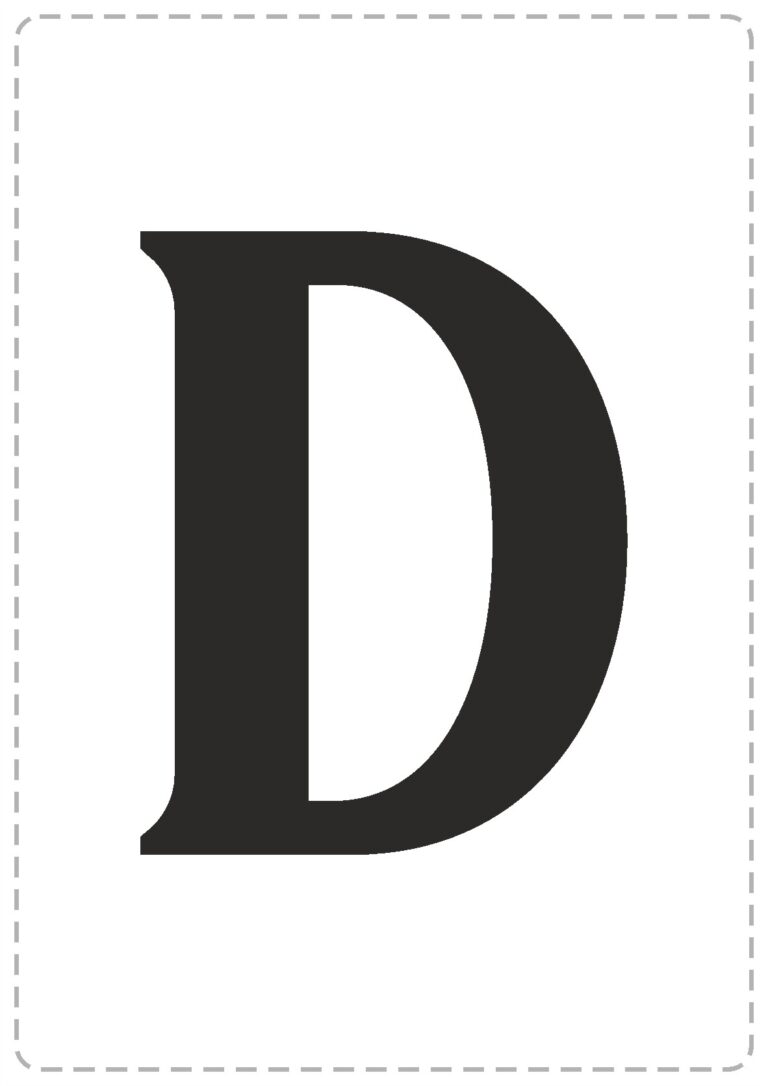 📒 Letras en Negro para imprimir🥇【PDF】🥇