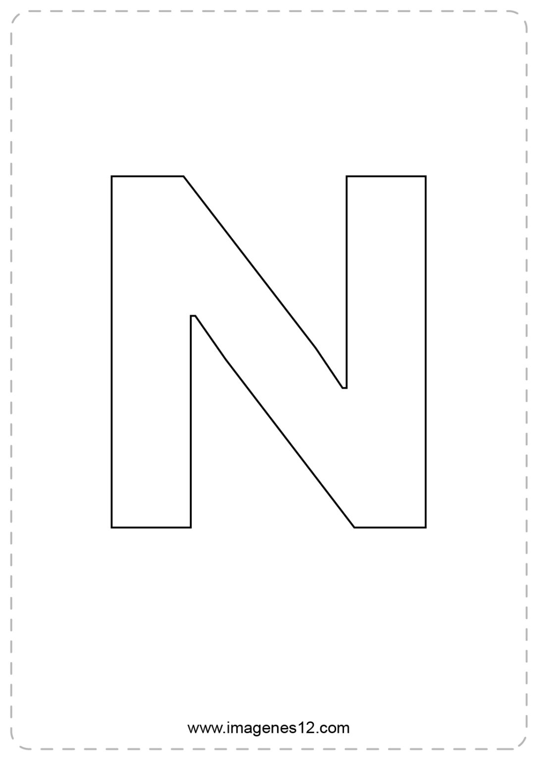 IMÁGENES DE LETRA N - Imagenes12