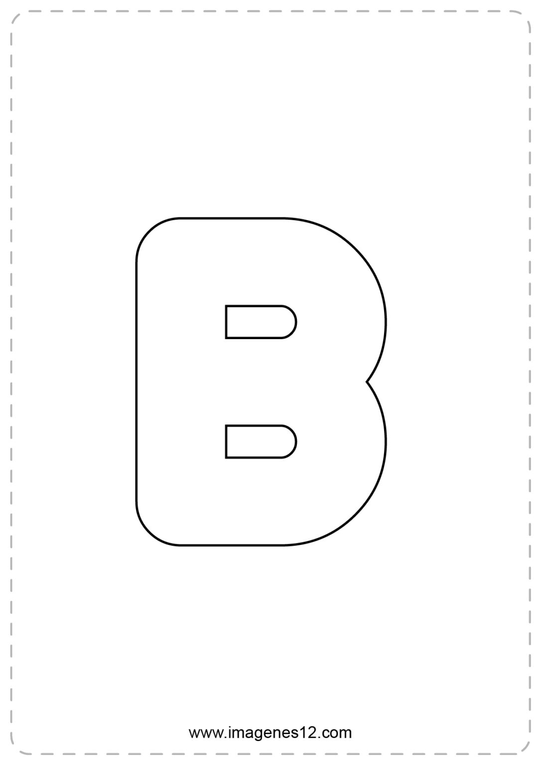 📒 Letras GRANDES para imprimir🥇【PDF】🥇