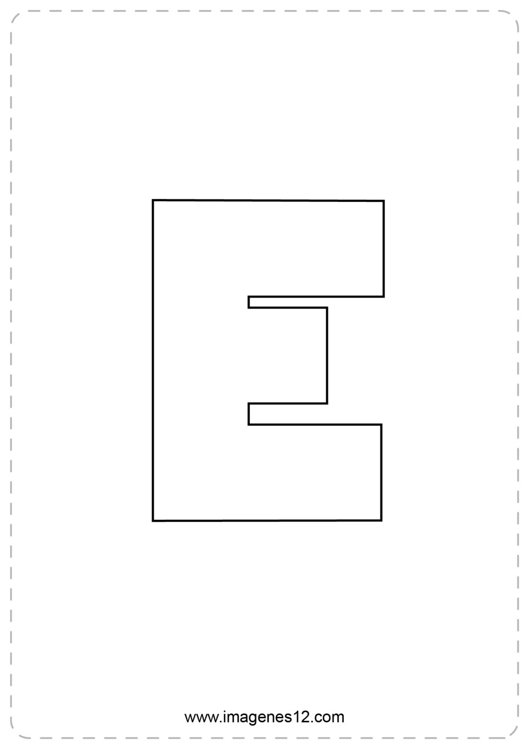 📒 Letras GRANDES para imprimir🥇【PDF】🥇