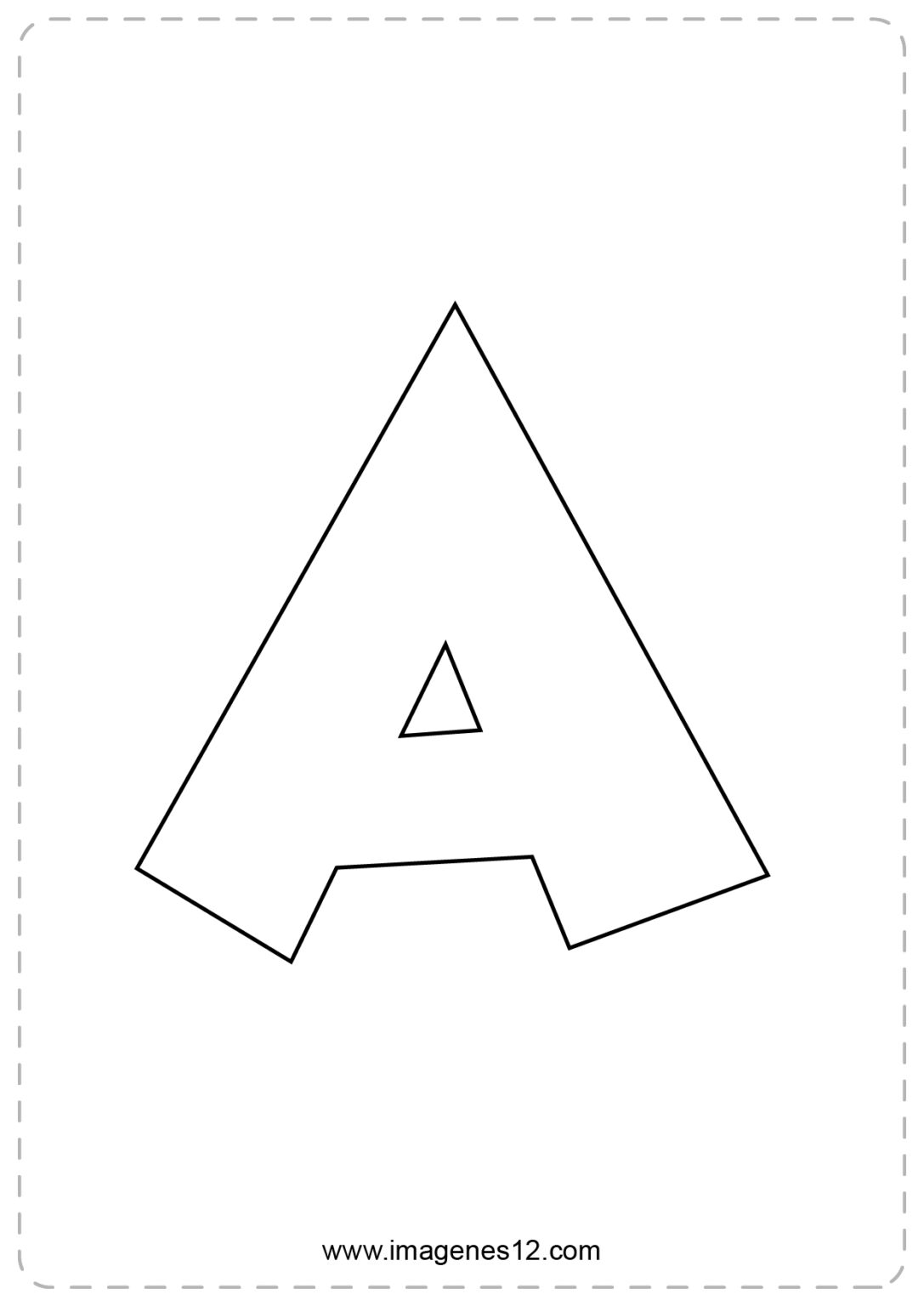 📒 Letras GRANDES para imprimir🥇【PDF】🥇