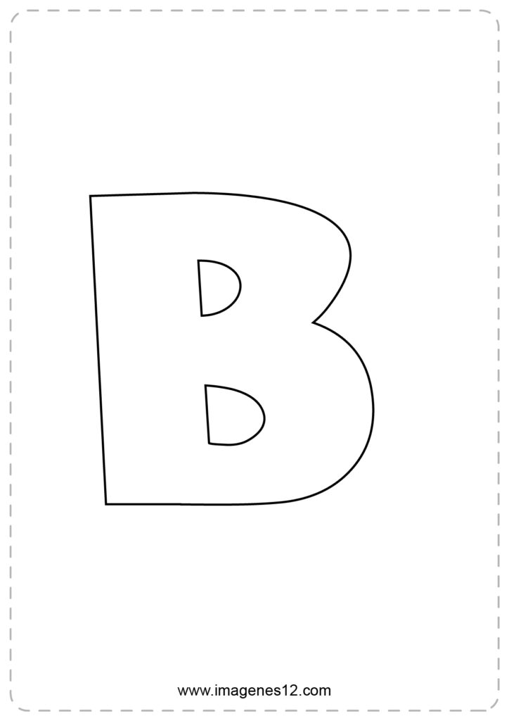 📒 Letras GRANDES para imprimir🥇【PDF】🥇