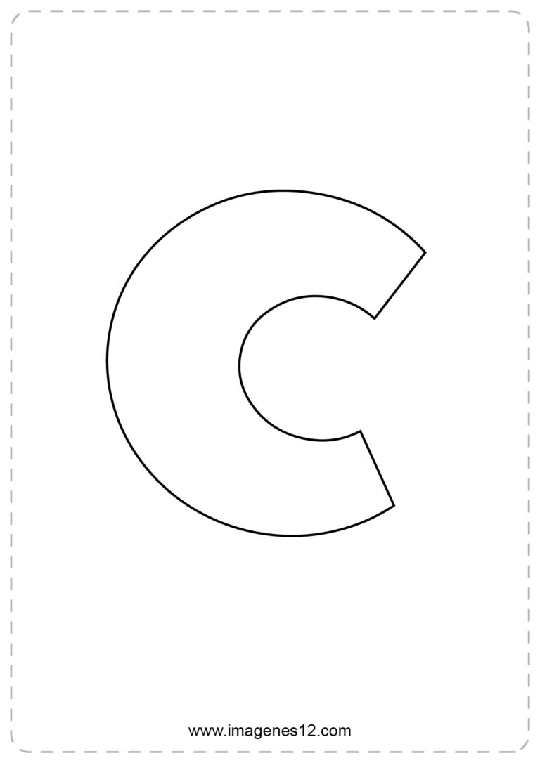 📒 Letras GRANDES para imprimir🥇【PDF】🥇