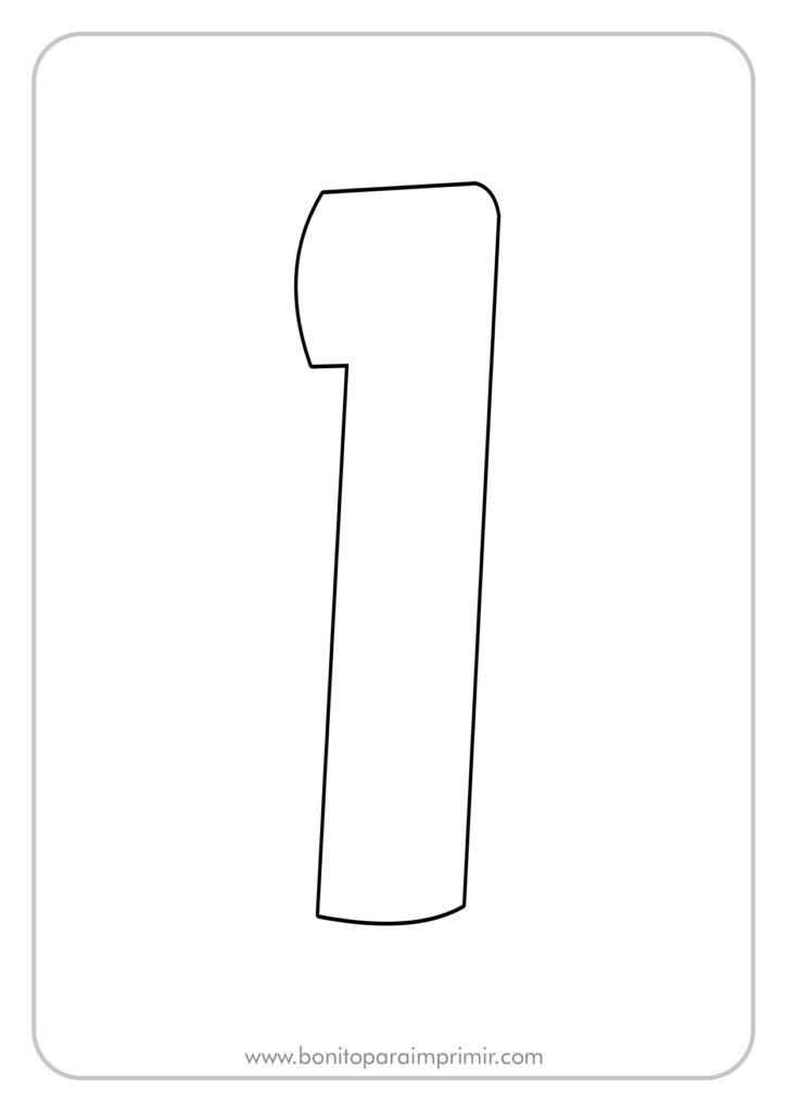 📒 Números para imprimir🥇【PDF】🥇