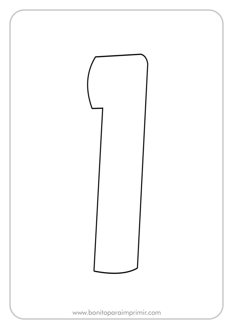 📒 Números para imprimir🥇【PDF】🥇
