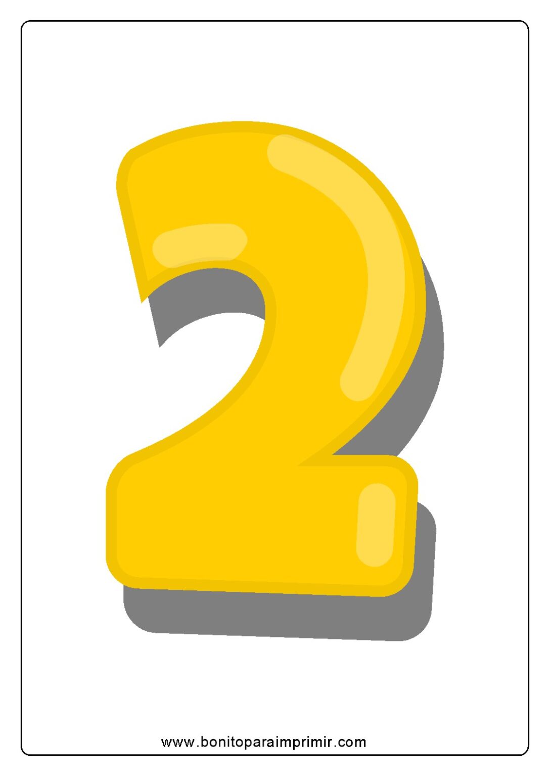 📒 Número 2 para imprimir🥇【PDF】🥇