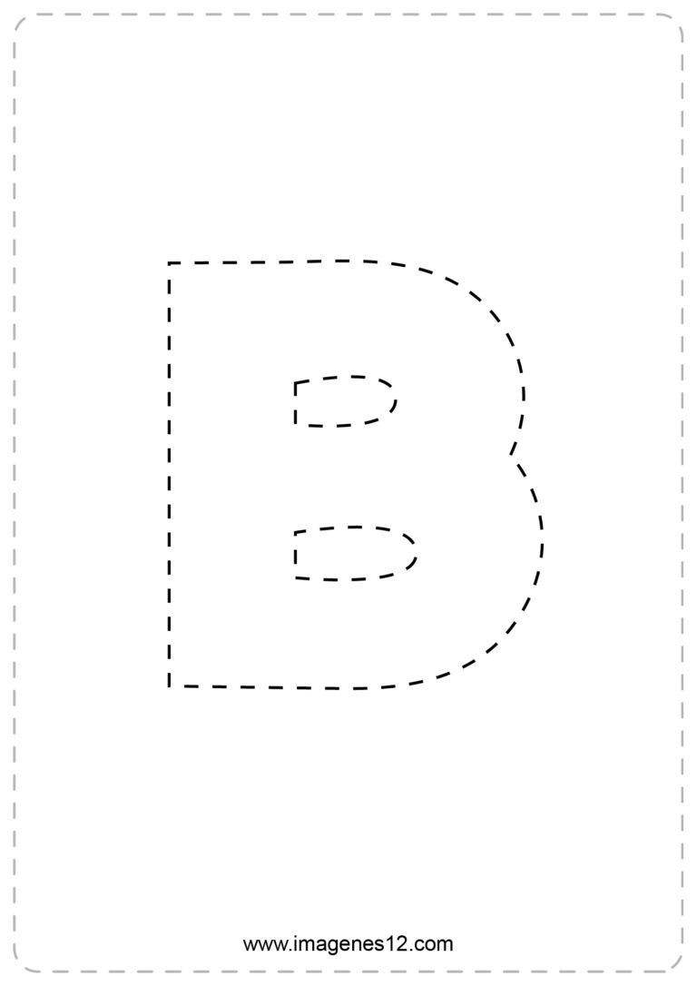 📒 Letras para recortar e imprimir🥇【PDF】🥇
