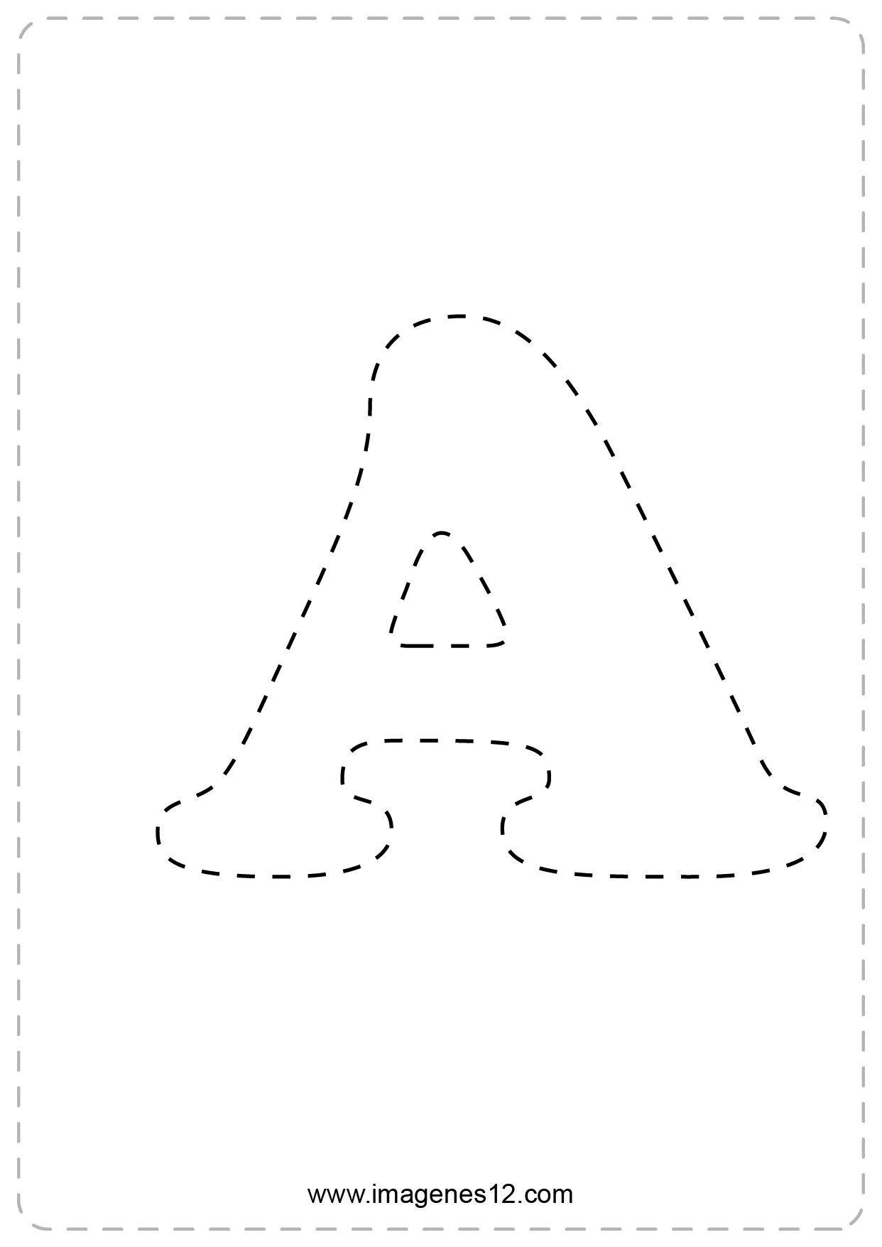 📒 Letras para recortar e imprimir🥇【PDF】🥇