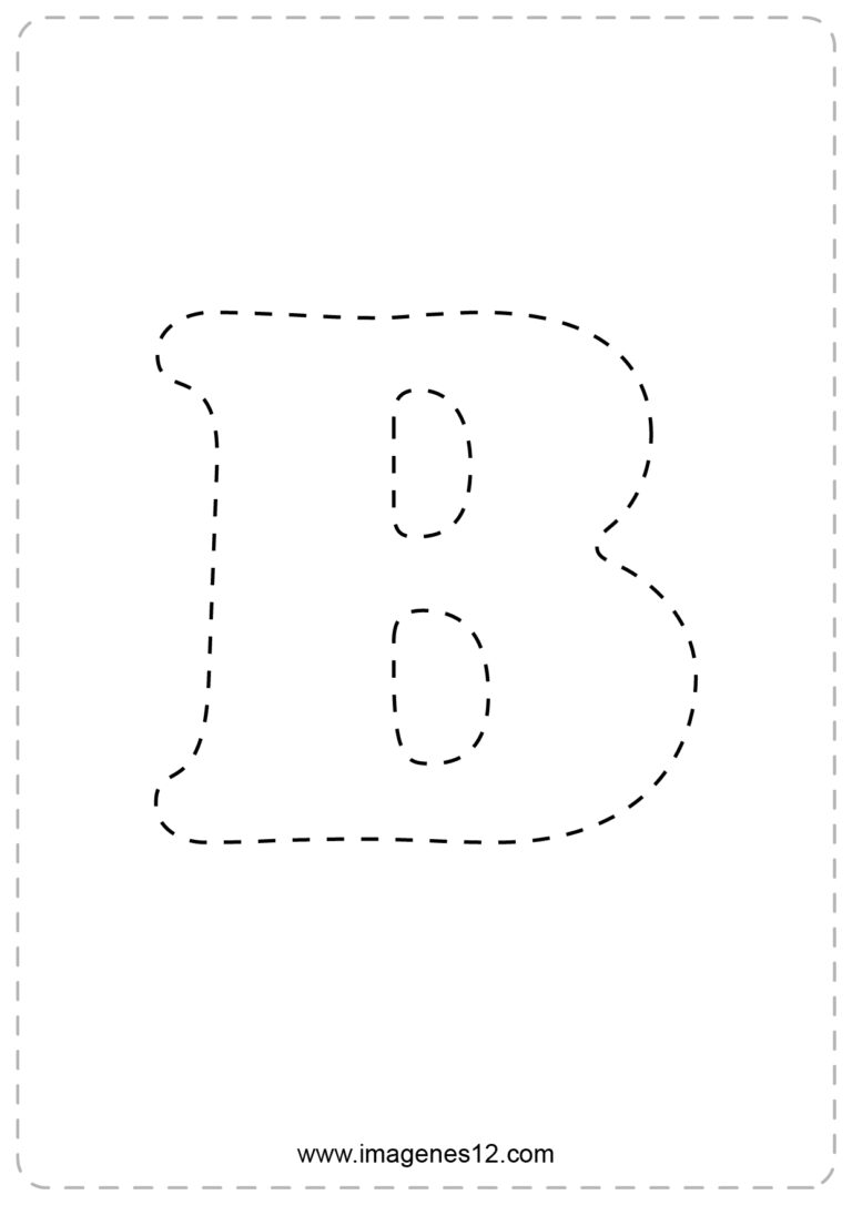 📒 Letras para recortar e imprimir🥇【PDF】🥇