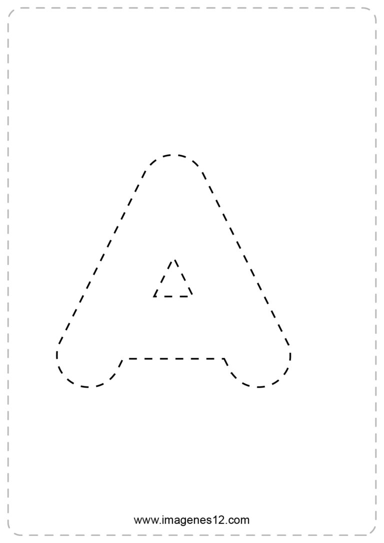 📒 Letras para recortar e imprimir🥇【PDF】🥇